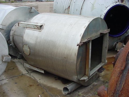 Stainless Steel Cyclone Hopper, 450 gallons