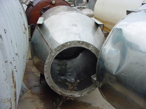 Stainless Steel Cyclone Hopper, 450 gallons