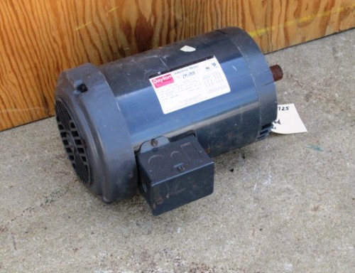 1.5 HP Dayton Industrial Electric Motor, 1725 rpm