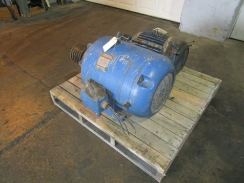 25 HP Electric AC Motor, 880 rpm. XP tagged