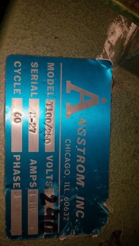 One(1) used Angstrom Siebtechnic Puck Mill Pulverizer