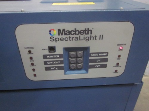 used Macbeth SpectraLight II Light Booth
