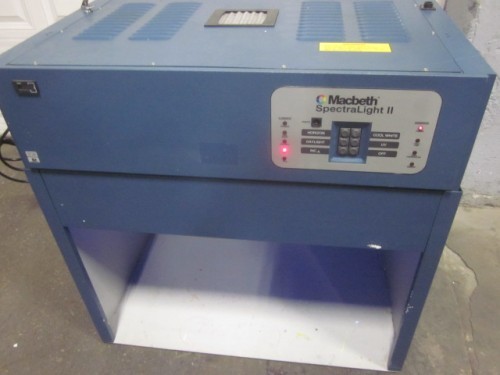 used Macbeth SpectraLight II Light Booth