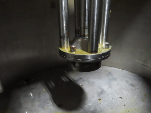 10 HP Ross Homogenizer/Emulsifier with 150 gallon Jacketed Sta-Warm Tank