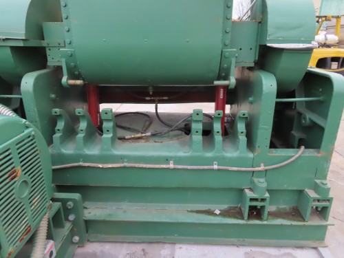 100 gallon Double Arm Mixer, jacketed, dispersion blades