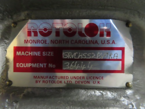 Rotolok Rotary Airlock Valve, 6" flanged and tapered