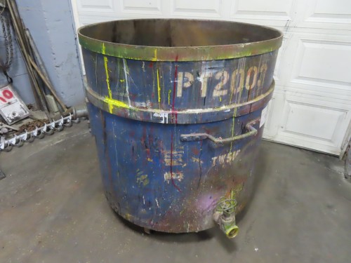 220 gallon steel tub