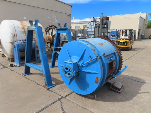 48" Patterson Pebble Mill, Alumina lined ball mill, 10 hp