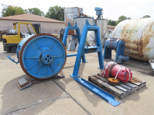 48" Patterson Pebble Mill, Alumina lined ball mill, 10 hp