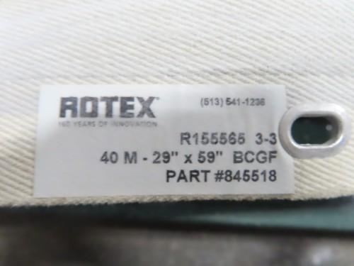 Rotex Screener Sifter Separator, Model 201A MS/MS