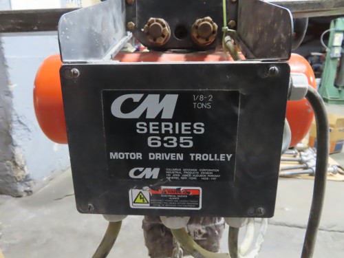 used 2 ton CM Lodestar Electric Chain Hoist, Model R