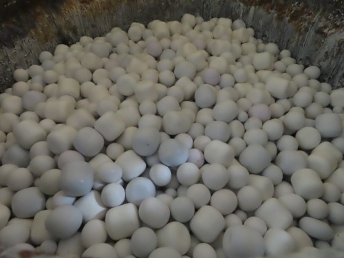 Alumina Pebble Mill Media, 6000 lbs.