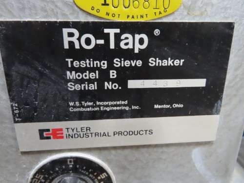 C.E. Tyler Ro-Tap Sieve Shaker Screener