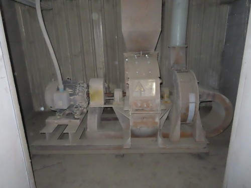 60 hp Williams Hammermill with Air Classifier, variable speed