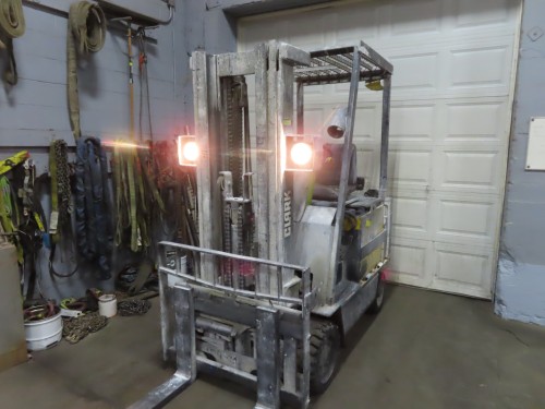 5,000 lb capacity Clark Electric Forklift Truck, 36V
