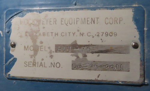 100 HP Hockmeyer Disperser, XP, Variable Speed, Stainless Steel