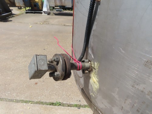 1500 gallon Stainless Steel, Jacketed, Dish Bottom and Top Tank