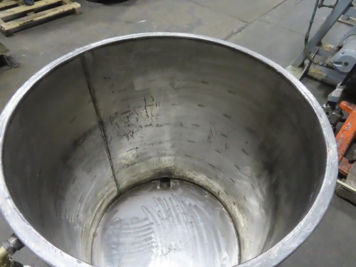 200 gallon Stainless Steel Jacketed Tank.