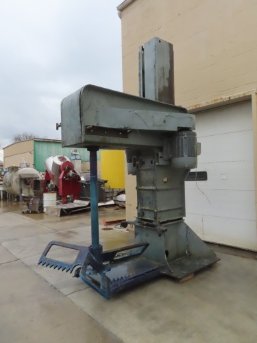 100 hp Reynolds Co-axial High Speed Disperser, 50 hp sweep blade