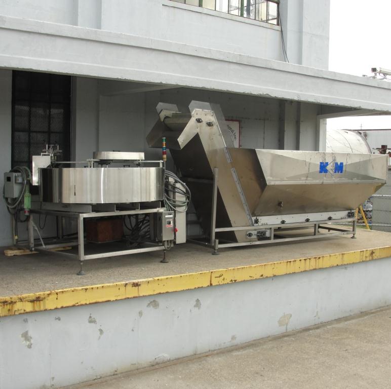 New England Machinery Hopper, Bottle Unscrambler, & Orienter