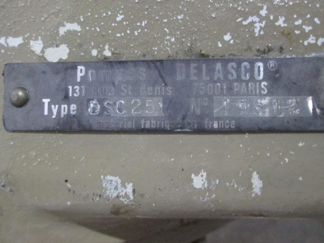 Delasco Peristaltic Pump, 3/4 hp,