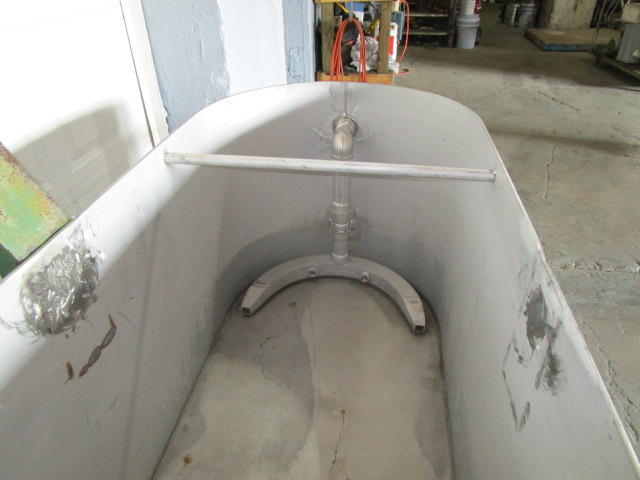 stainless steel open top tank.