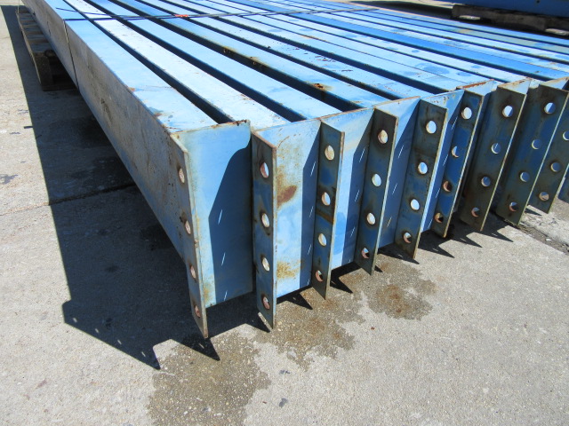 Pallet Rack Beams - Structural 12' long x 6" high, qty. 13.