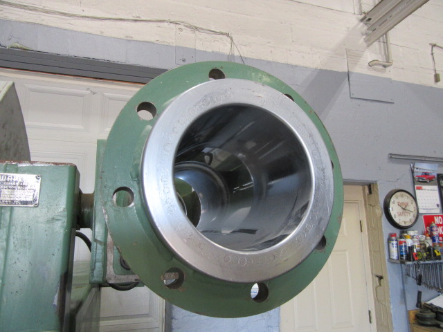 40 ton Wahlco Piston Extruder, high pressure piston extruder