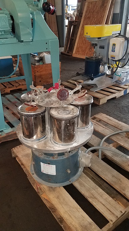 Sweco Grinding Mill, Lab unit, 5 container, Multiple chamber