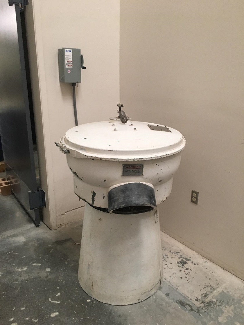 Sweco Vibratory Mill, Model DM-3, urethane lined