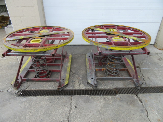 Lift tables, spring loaded. Self leveling tables qty. 3