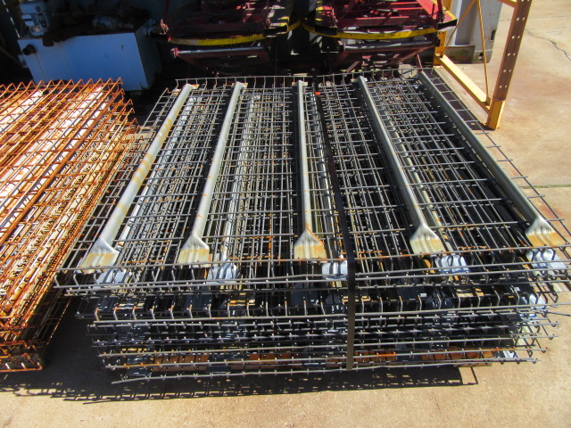 Pallet Rack Wire Deck Shelving, (17) pieces.