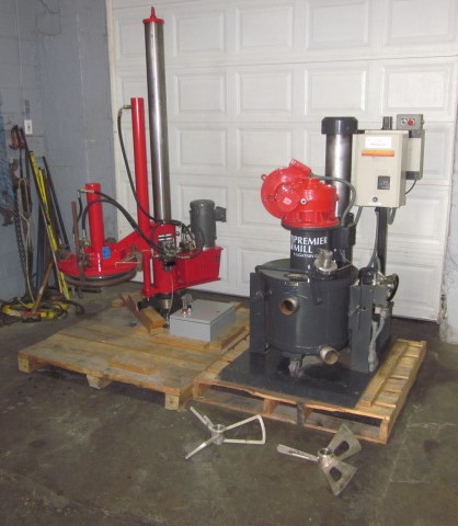 Premier Mill Corp. Mixer, variable speed, change can mixer, w/press out