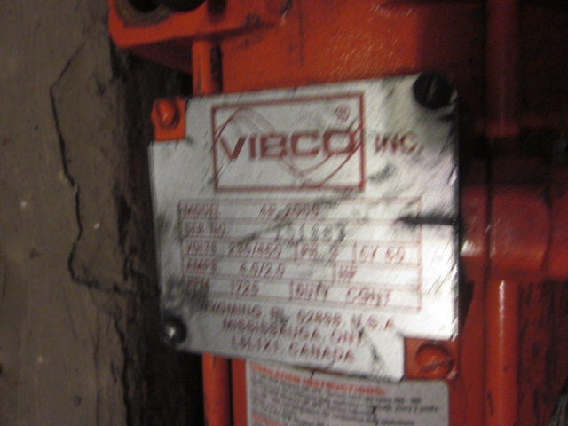 Vibco Vibratory Motor, Model 4P-2000