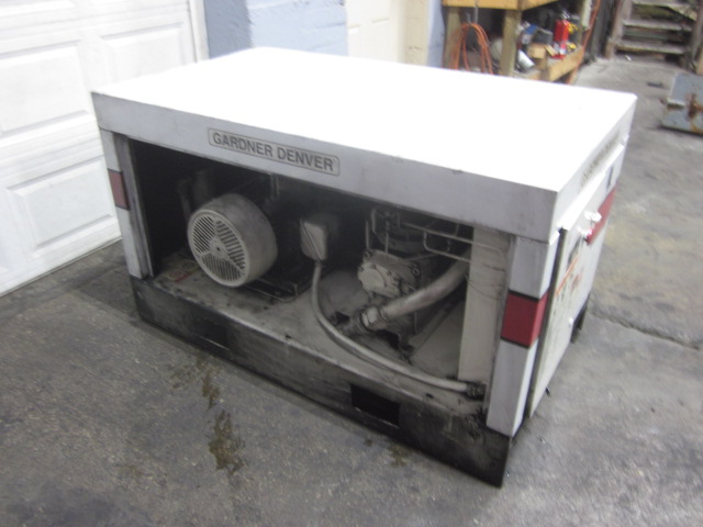 15 hp Gardner Denver Rotary Screw Air Compressor.