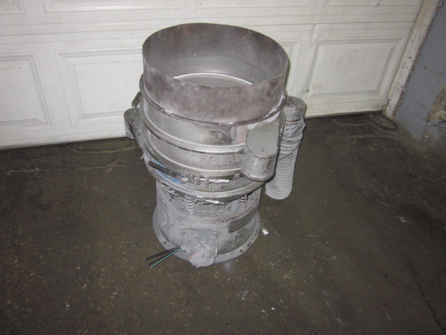 18" Sweco Screener Sifter, 2 deck, 1/4 hp, carbon steel