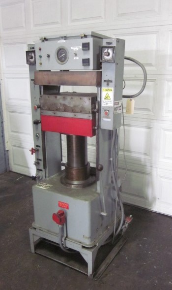 55 Ton Hydraulic Press with Electric Heated Platen, 12" x 18"