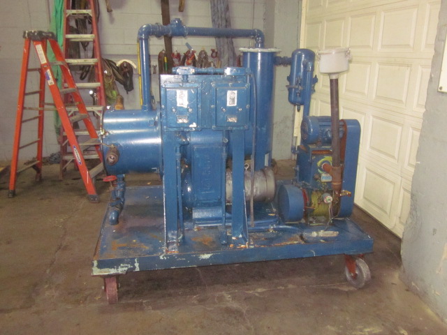 used Cornell Versator, Model D16, 10 hp with vac. pump