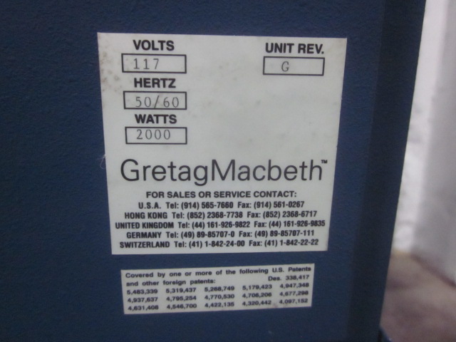 used Macbeth SpectraLight II Light Booth