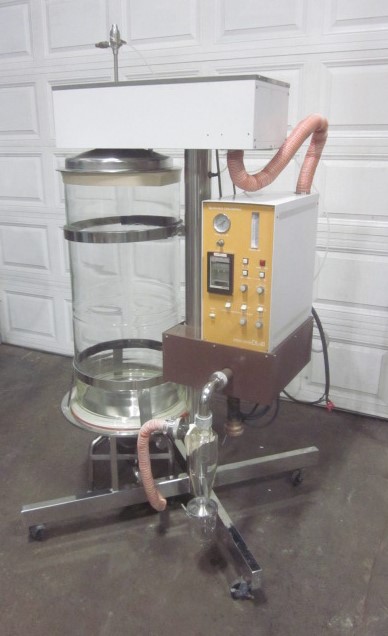 used Yamato Lab Spray Dryer, glass chamber