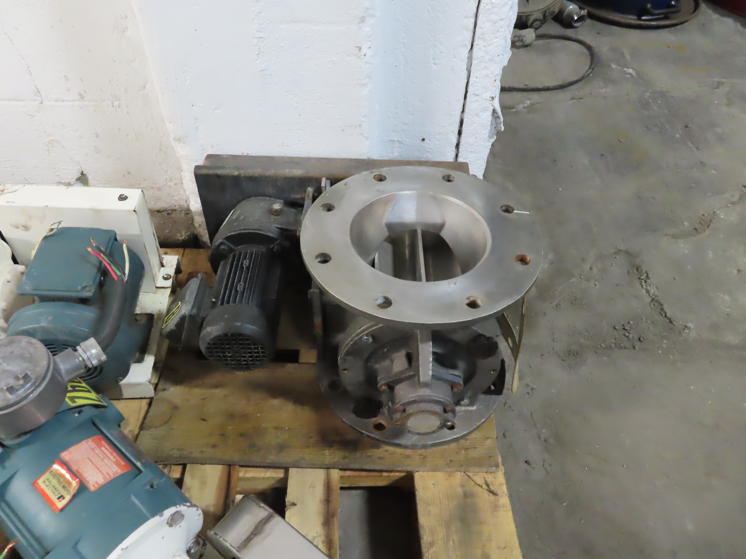 used 8" Rotolok Rotary Airlock, stainless steel