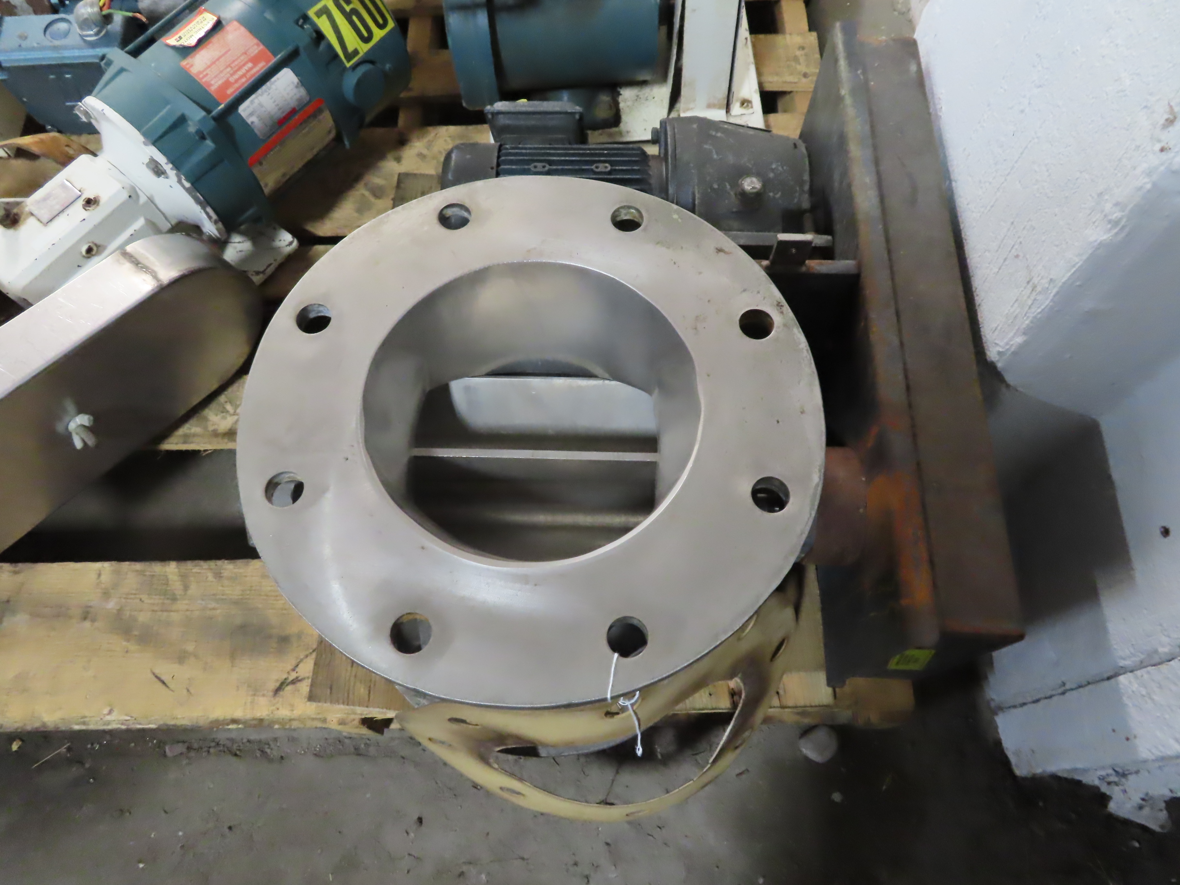 used 8" Rotolok Rotary Airlock, stainless steel