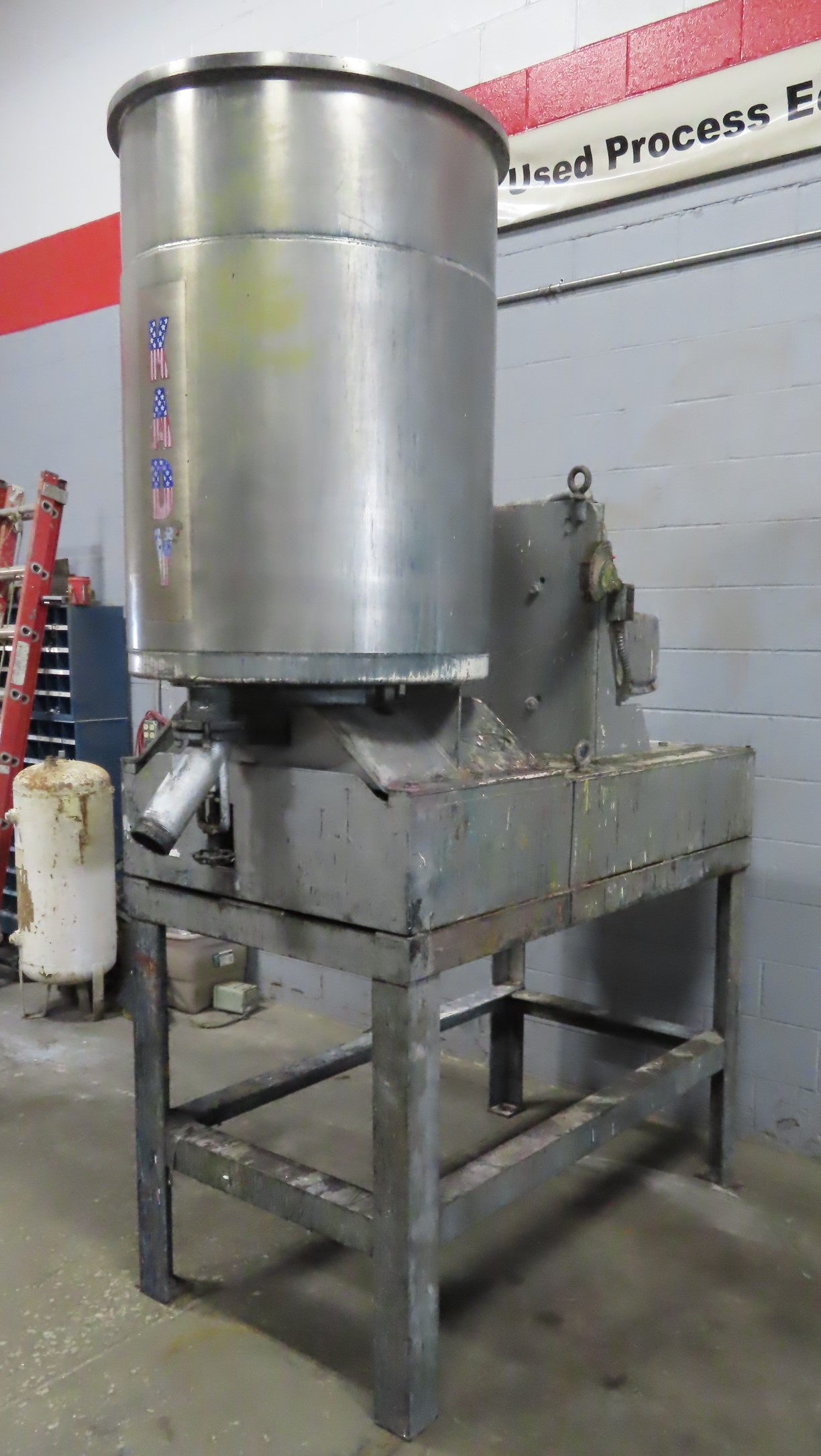 50 hp Kady Mill, stainless steel tank, jacketed