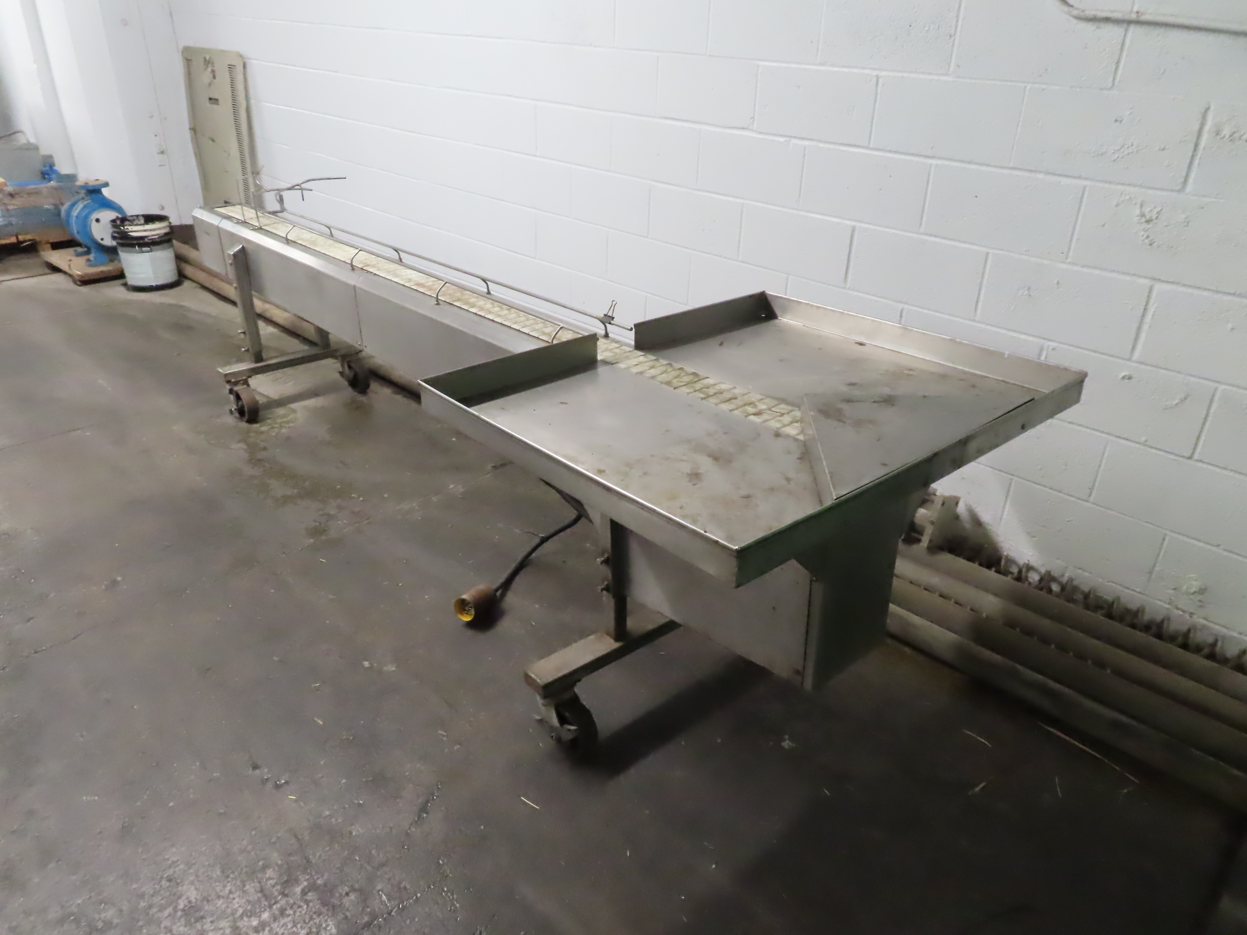 4" Conveyor, table top conveyor, 10' long