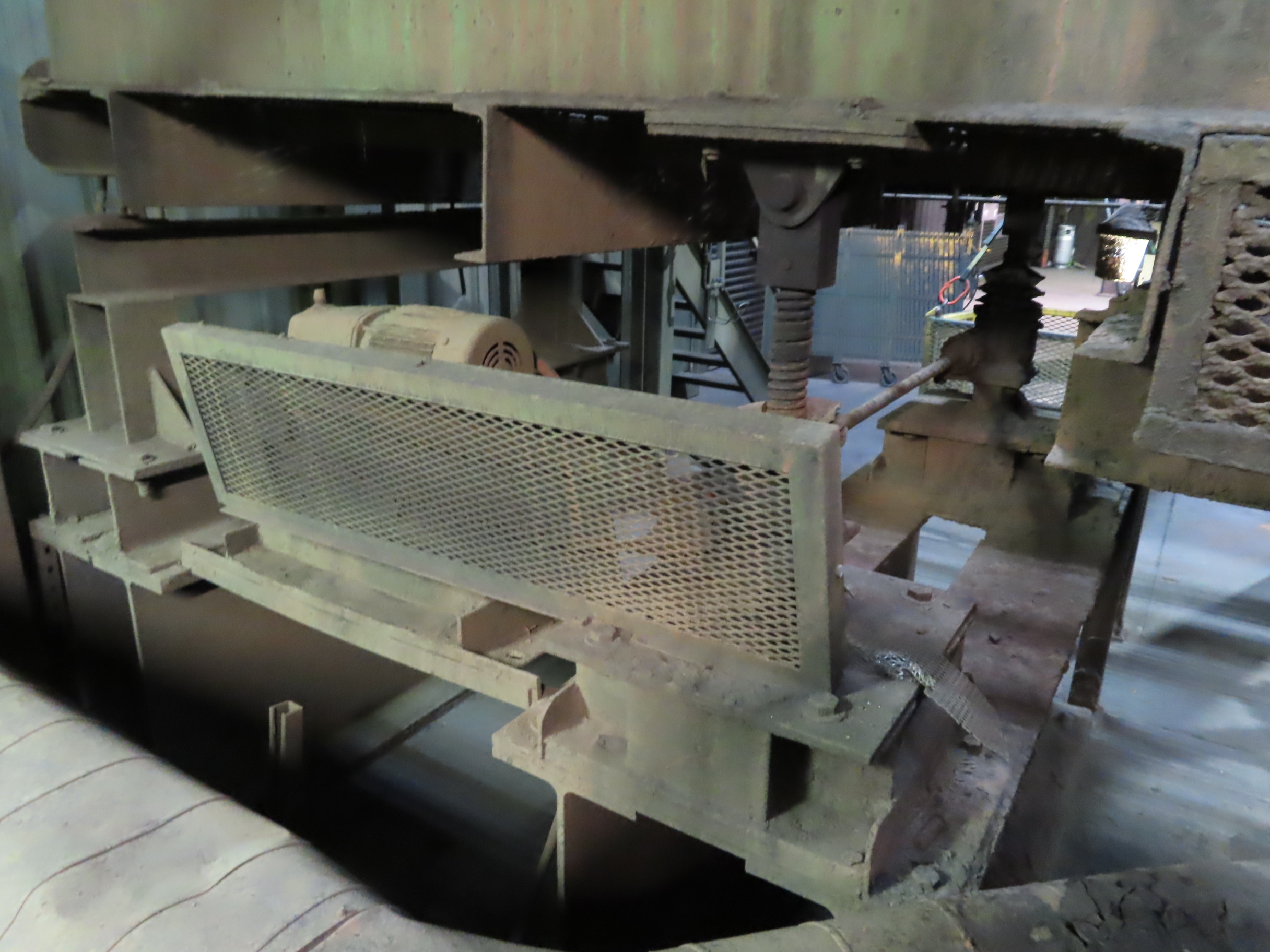 17" Rotary Calciner, 11'6" hot zone, indirect gas fired, Inconel tube