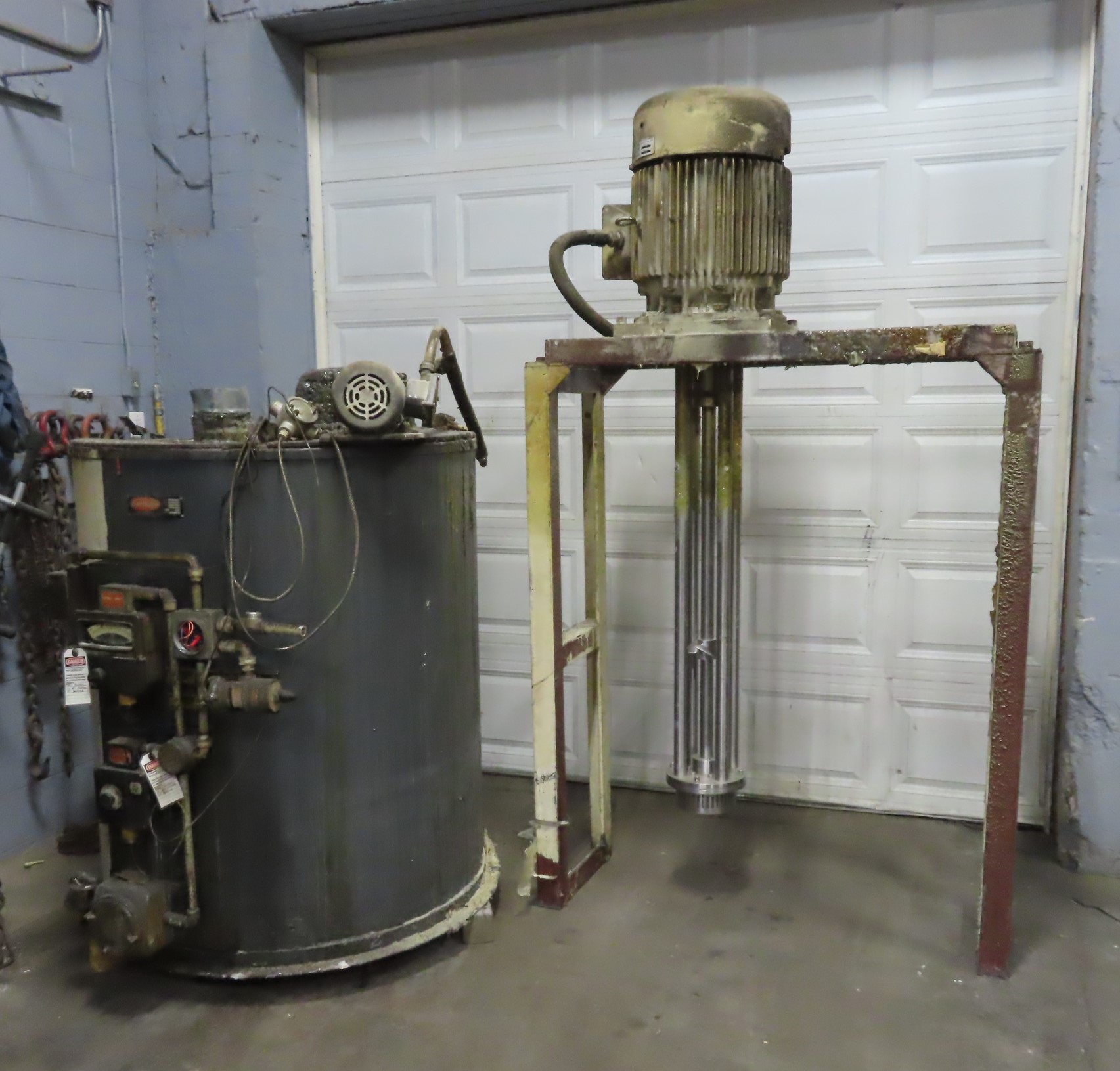 30 hp Ross High Shear Mixer Rotor Stator with Sta-Warm 250 gallon ...