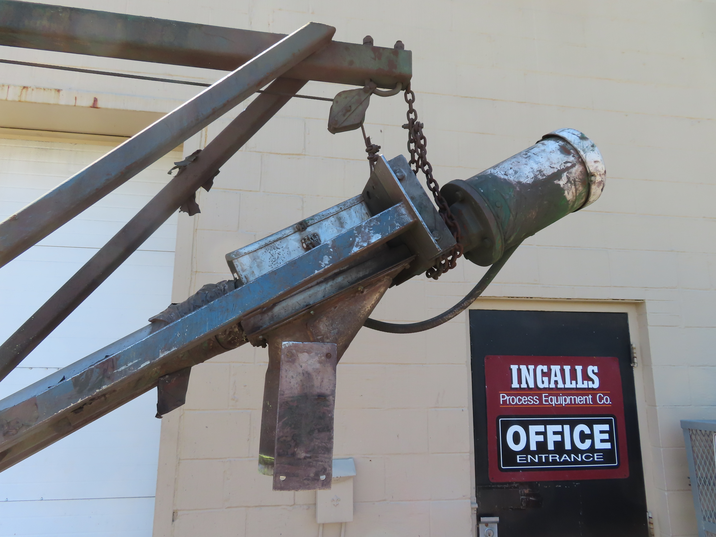 Flexible Screw Conveyor, 3" screw, 4.5" tube, 5 HP