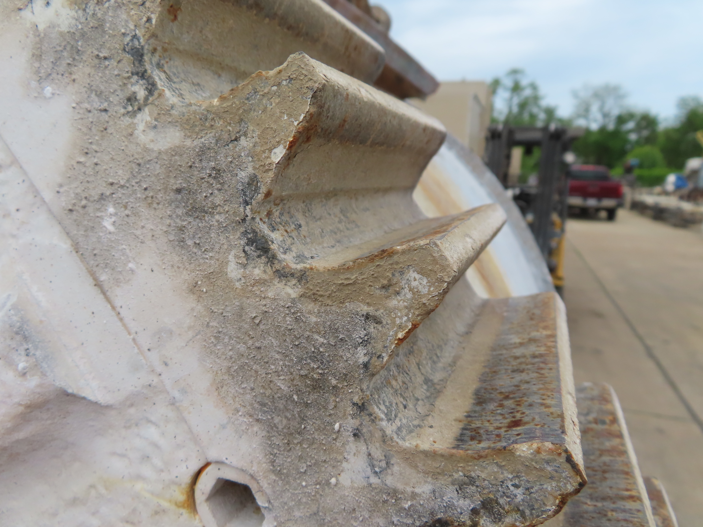 5' x 42" long Steveco Pebble Mill, Alumina Brick lined