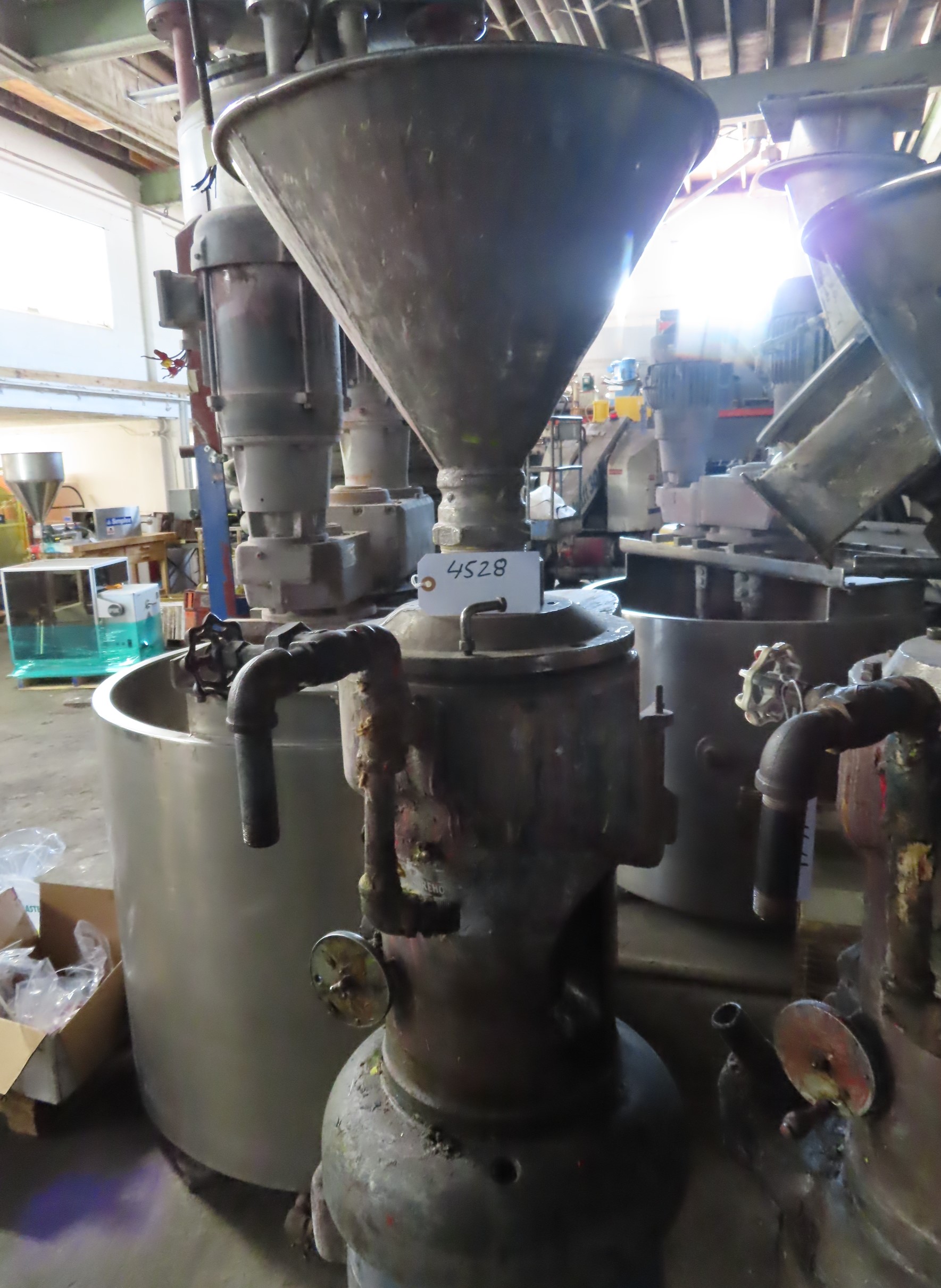 Morehouse Cowles Stone Mill, 20 HP, stainless steel