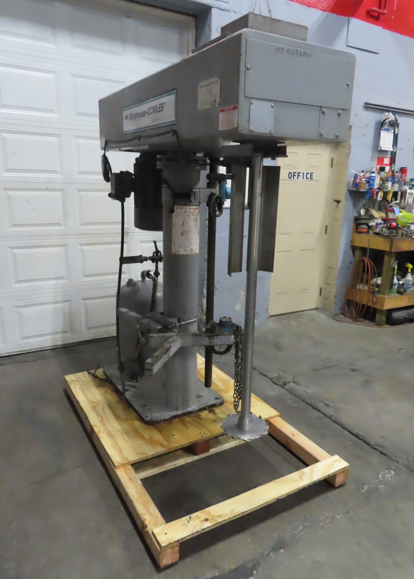10 hp Morehouse-Cowles High Speed Disperser, XP Proof Tag